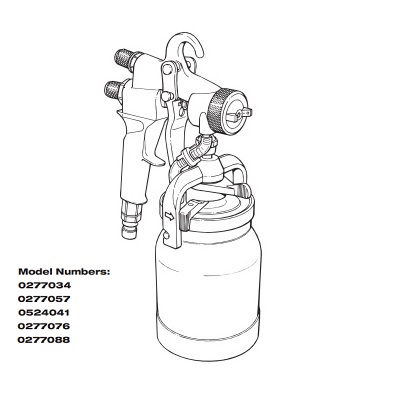 Titan Capspray Maxum II HVLP Spray Guns Series